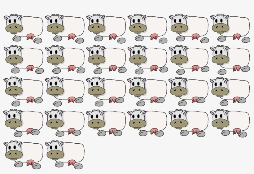 Cow Sprite Png For Free Download On - Cartoon - Free Transparent PNG ...