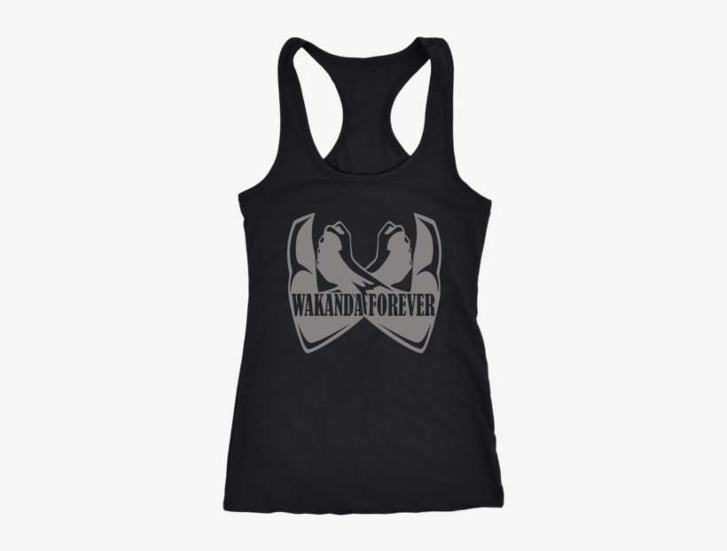 Wakanda Forever Arms Tank - March Girl - Free Transparent PNG Download ...