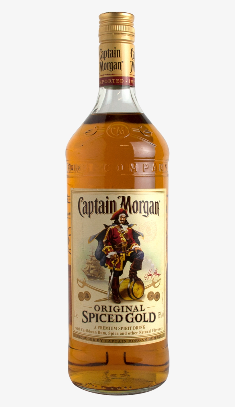 Captain Morgan Spiced 1l - Depaz Blue Cane Rum - Free Transparent PNG ...