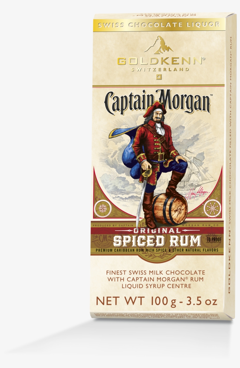 Captain Morgan Spiced Rum Likör Schweizer Schokolade - Captain Morgan ...