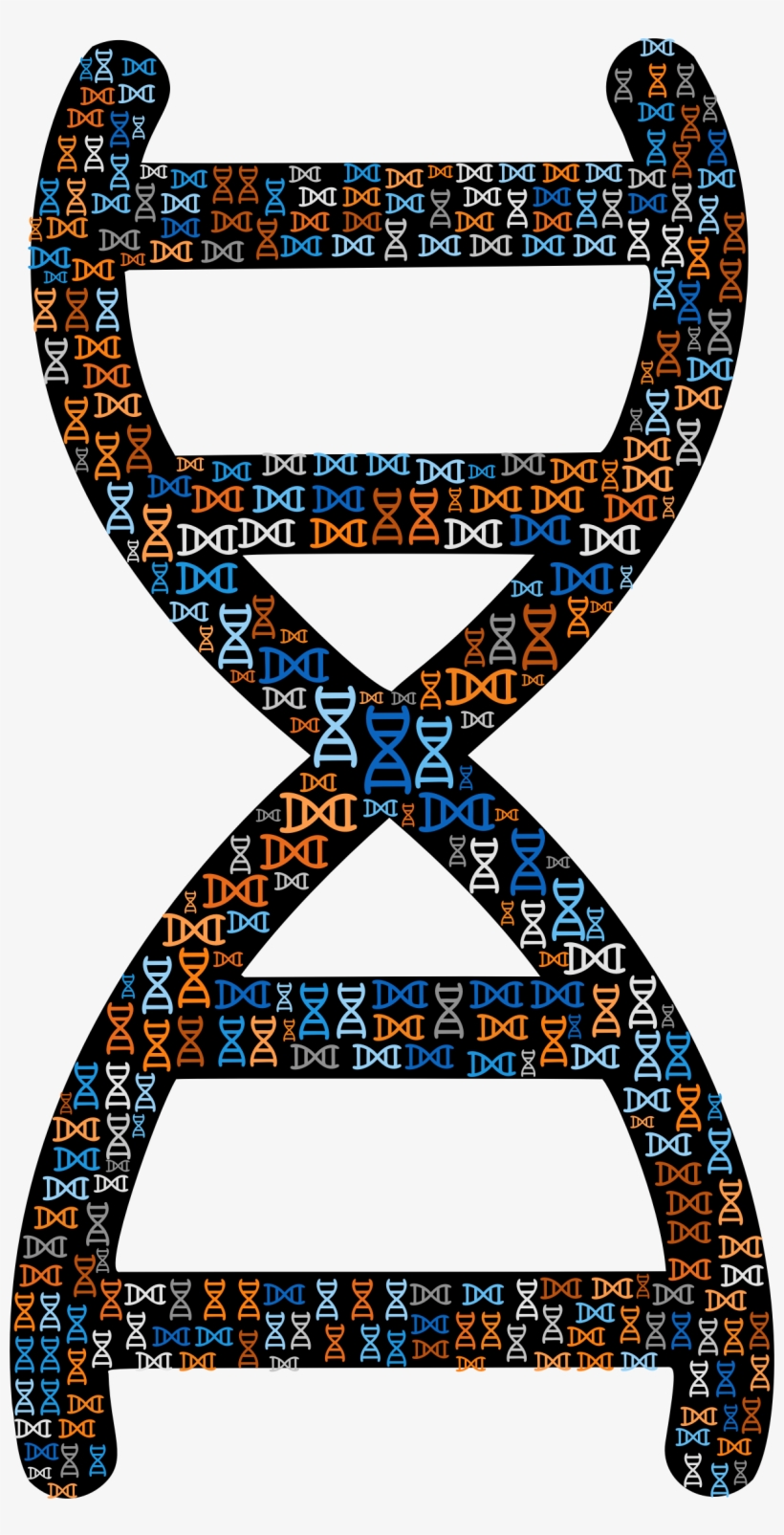Dna Helix Fractal Icons Png - Transparent Dna Clipart - Free ...