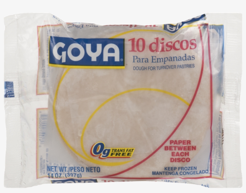 Goya Empanadas Dough Disk, 14 Oz - Goya Foods - Free Transparent PNG ...