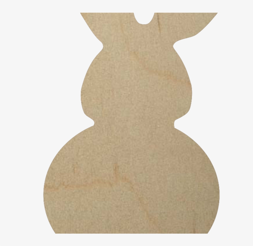 Unfinished Wooden Bunny Cutout Unfinished Wood Bunny - Plywood - Free ...