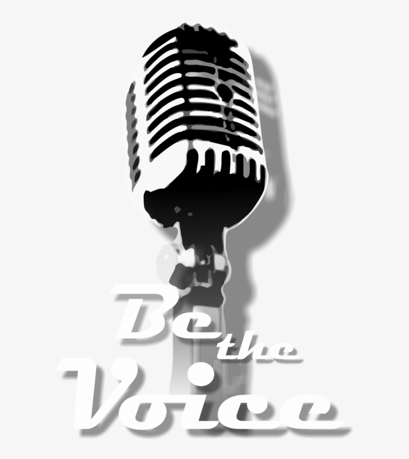 The Voice Logo Png - Mic Stencil - Free Transparent PNG Download - PNGkey