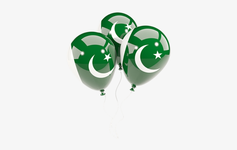 Pakistani Flag Balloons - Free Transparent PNG Download - PNGkey