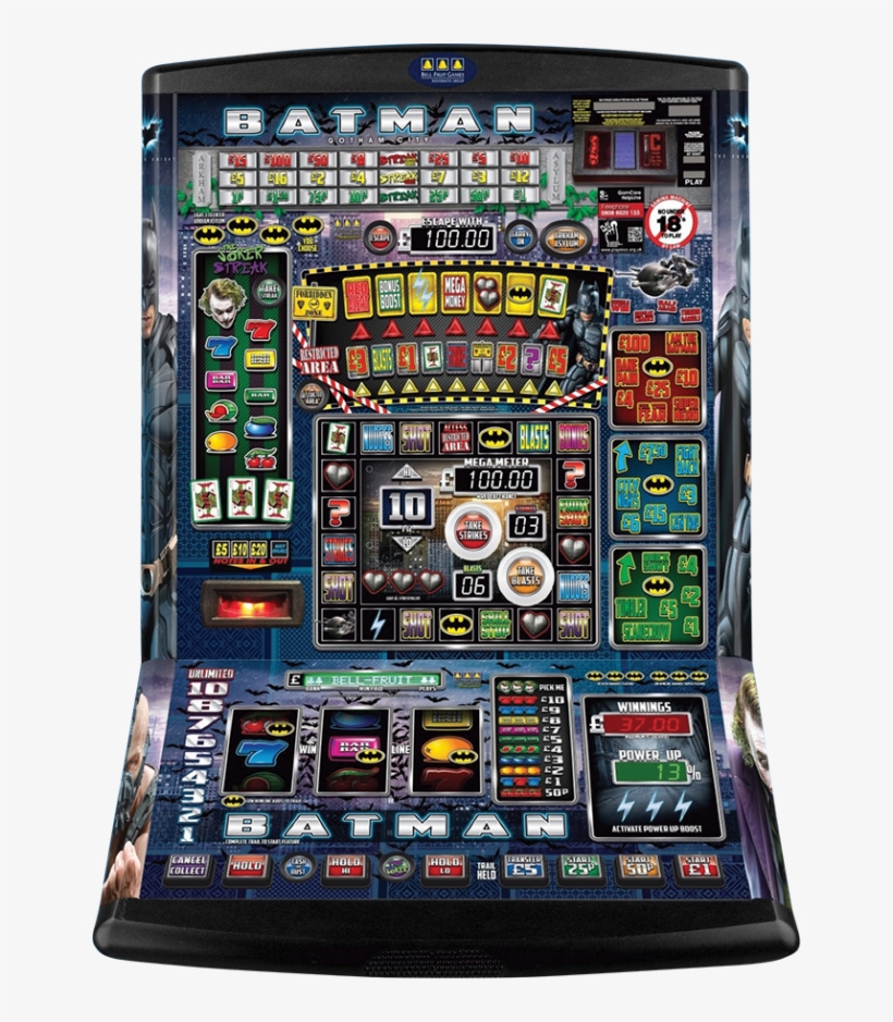 Batman Gotham City, And Batman Power Up - Batman Fruit Machine - Free ...