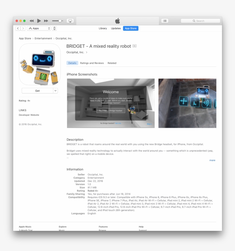 Bridget Is Now On The App Store - Web Page - Free Transparent PNG ...