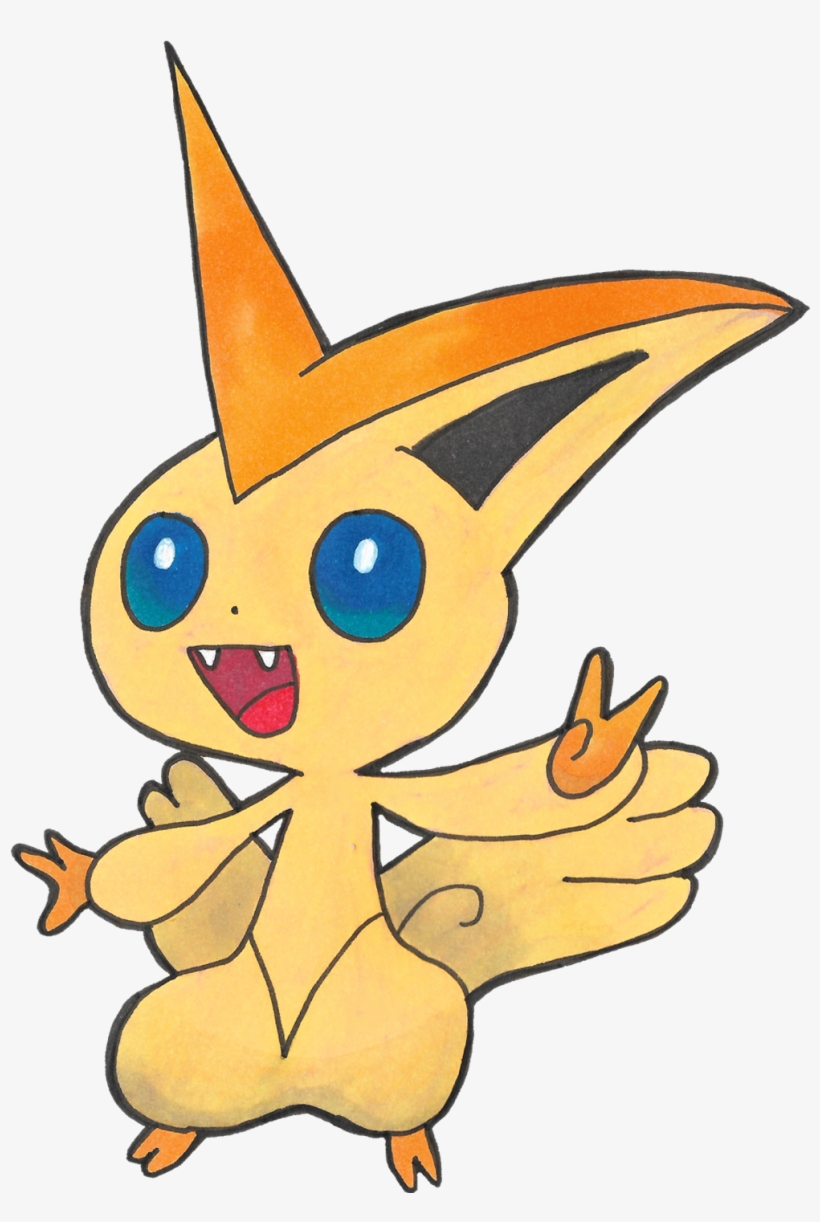 I Choose Victini Because It Was The First Pok=mon I - Cartoon - Free ...