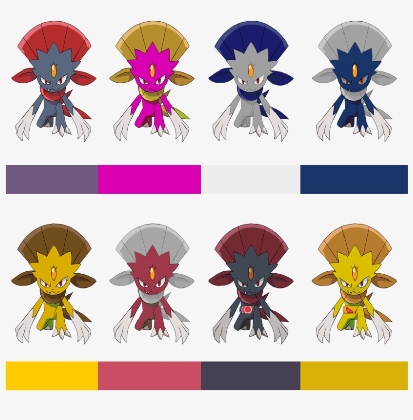 Palette Swaps And Alternate Costume W/palette Swap - Pokemon Palette ...