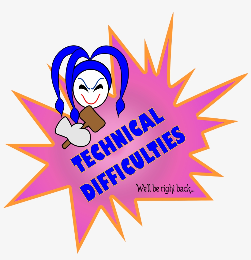 Technical Difficulties - Cartoon - Free Transparent PNG Download - PNGkey