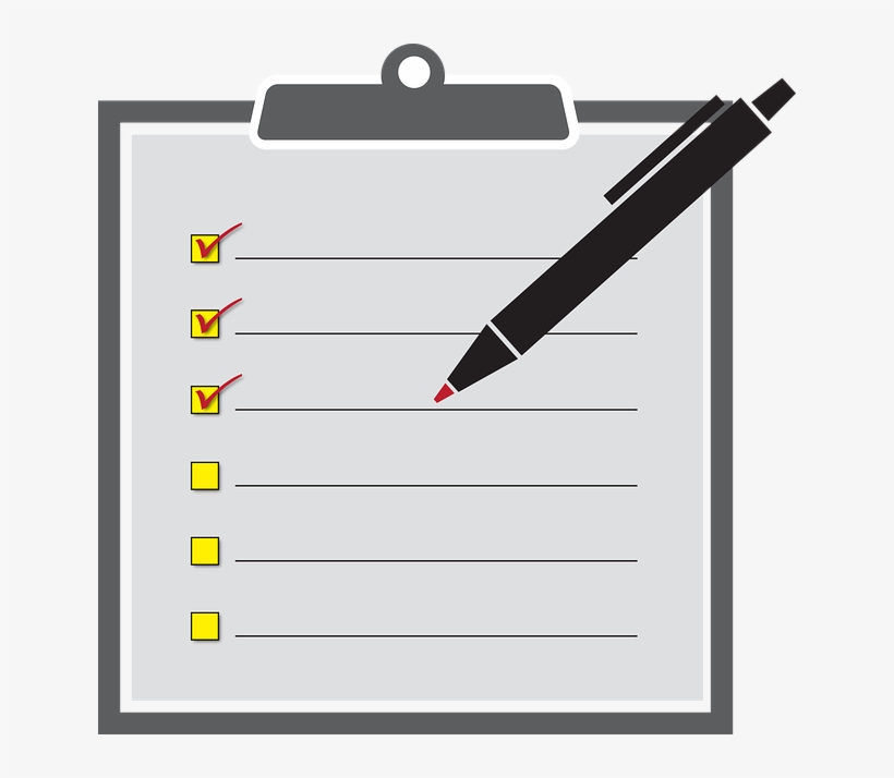 Check List With Boxes - Free Transparent PNG Download - PNGkey