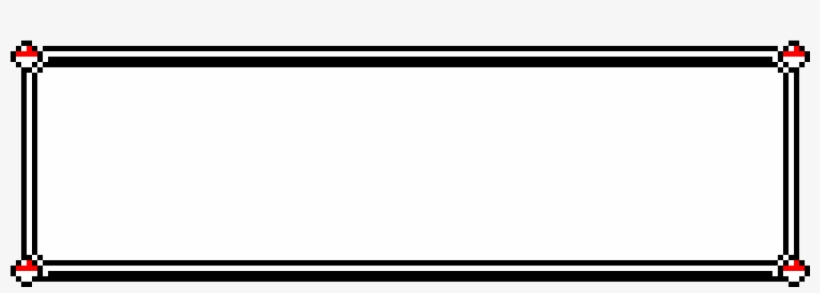 Pokemon Dialog Box - Monochrome - Free Transparent PNG Download - PNGkey
