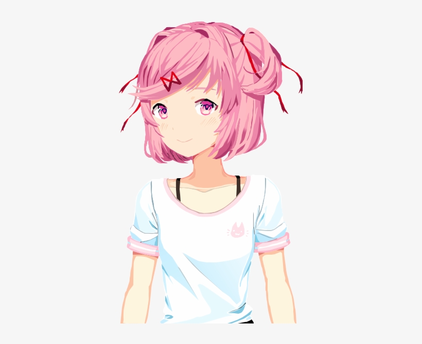 Oc Fanartfinally Finished My Natsuki Vector - Ddlc Natsuki Vector ...