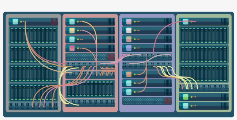 Flat Design Server Room - Free Transparent PNG Download - PNGkey
