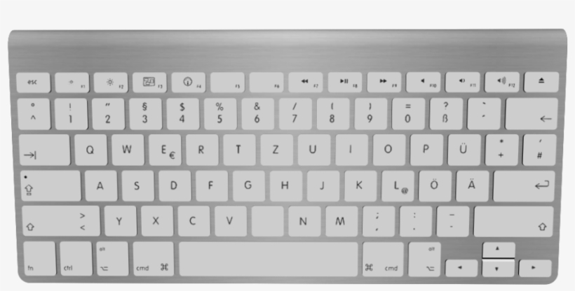 1000 X 1000 7 - Macbook Pro 13.3 Retina Keyboard - Free Transparent PNG ...