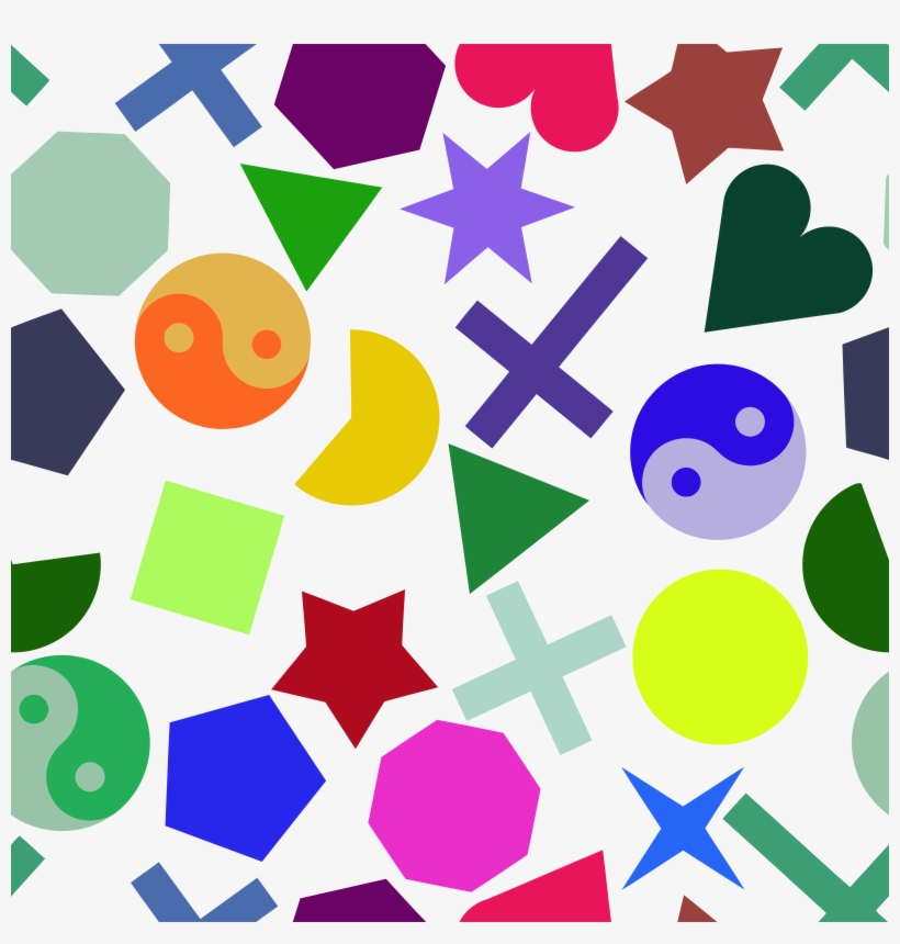 This Free Icons Png Design Of Random Shapes Seamless - Free Transparent ...