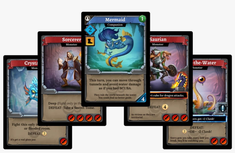 Clank Sunken Treasures Cards - Clank!: Sunken Treasures Expansion ...