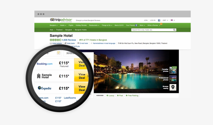 Tripadvisor Instant Booking - Web Page - Free Transparent PNG Download ...