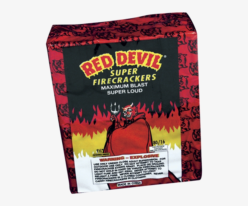 80/16 Red Devil Firecrackers - Red Devil Fireworks - Free Transparent ...