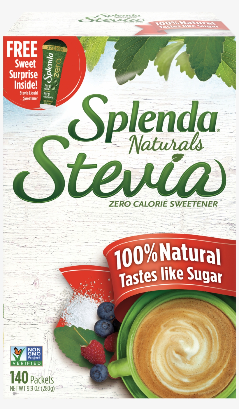 Splenda® Naturals Stevia Sweetener, Packets - Free Transparent PNG ...