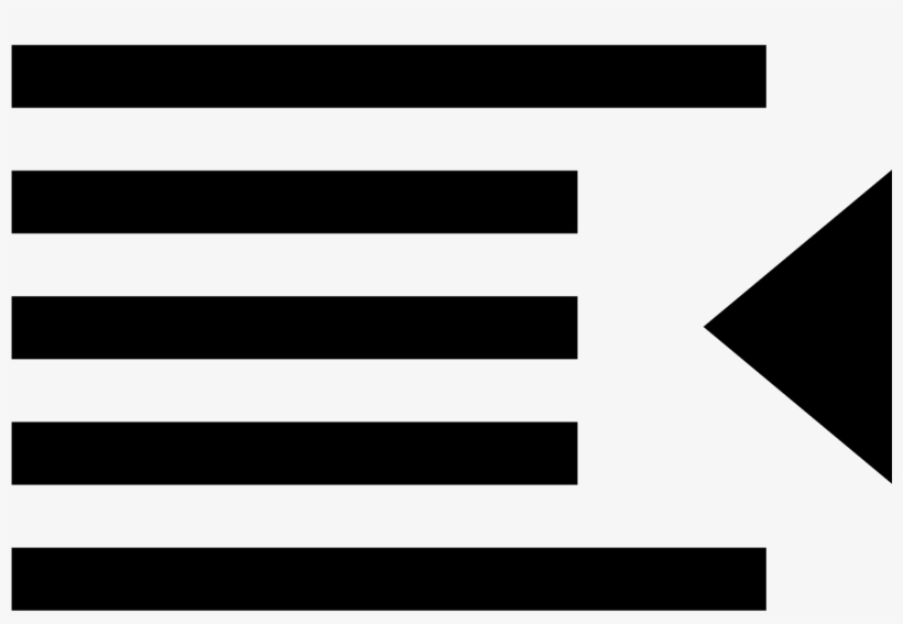 The Icon Shows Five Horizontal Lines On Top Of Each - Parallel - Free ...