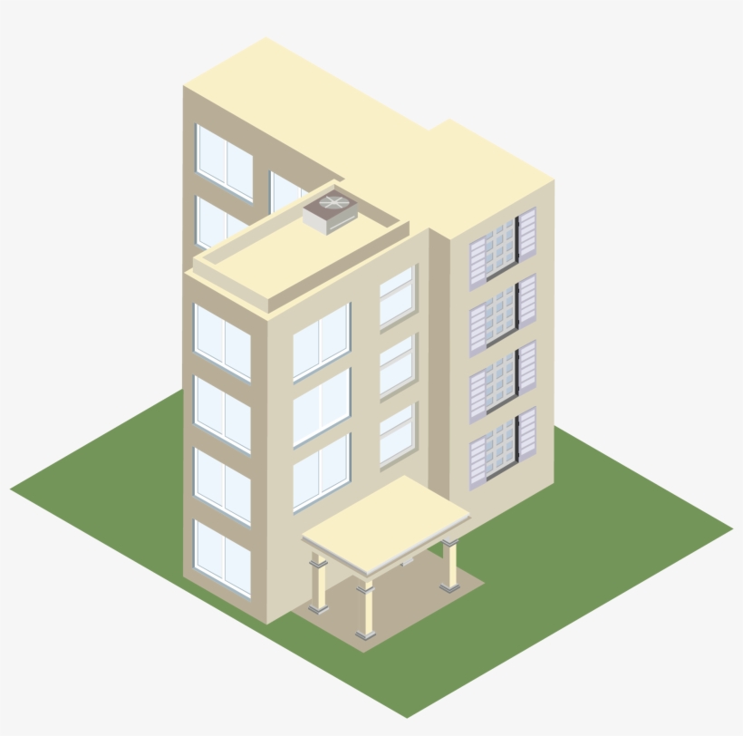 5d White High Rise Architectural Scene Ai Vector 2 - Architecture ...