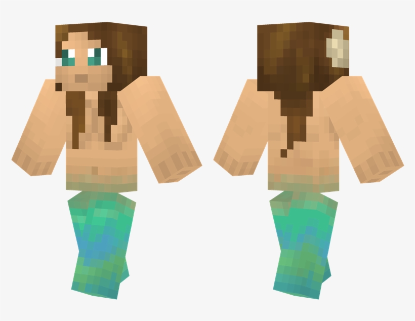 Mermaid - Best Minecraft Skins - Free Transparent PNG Download - PNGkey