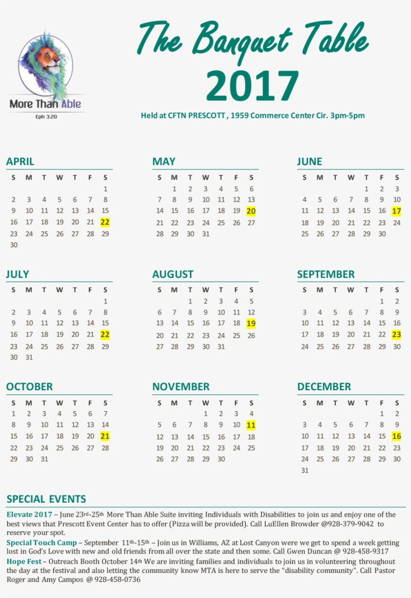Calendar Of Events - Number - Free Transparent PNG Download - PNGkey