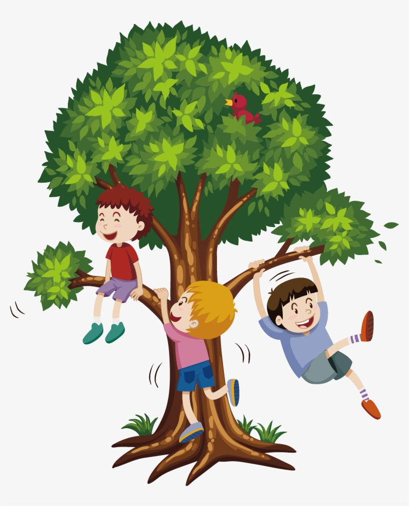 Tree Climbing Stock Photography Clip Art - Boy Climbing A Tree - Free ...