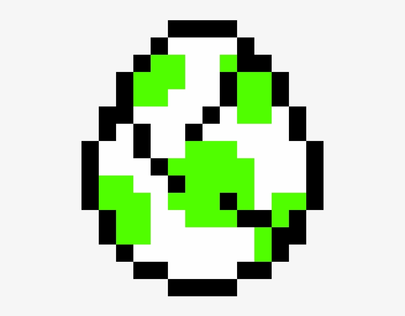 Cracked Yoshi Egg - Yoshi's Island Egg Sprite - Free Transparent PNG ...
