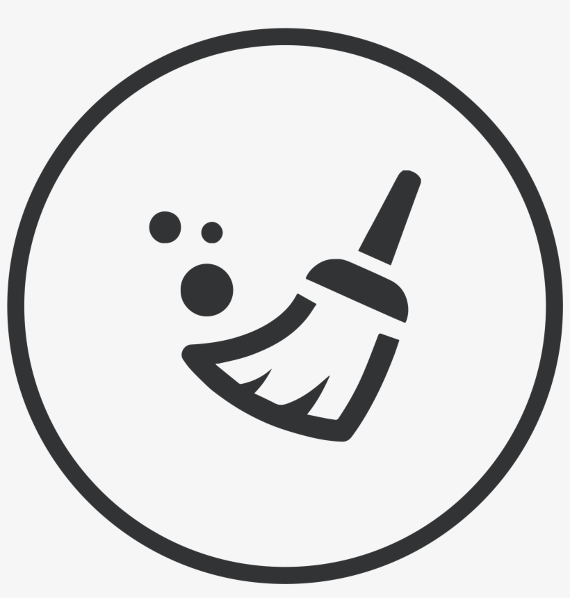 Easy To Clean - Broom Icon Transparent - Free Transparent PNG Download ...