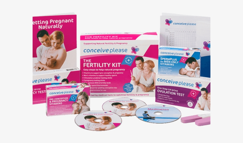 Conceiveplease™ Fertility Kit 1 Month - Brochure - Free Transparent PNG ...