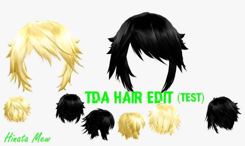 Mmd Tda Male Hair - Free Transparent PNG Download - PNGkey