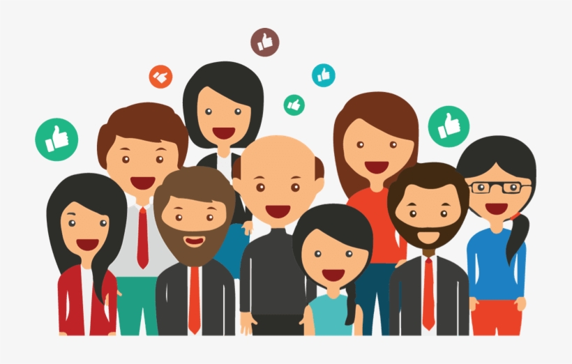 Delight Your Customers With Inbound Marketing - Happy Customers Cartoon ...