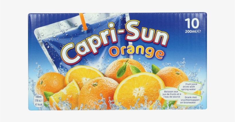 Capri Sun Orange - Free Transparent PNG Download - PNGkey