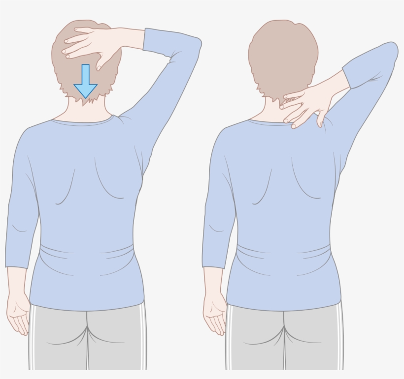 Diagram Showing You How To Do An Exercise Moving Your - Standing - Free ...