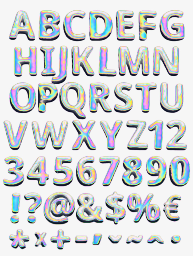 Soap Bubbles Alphabe - Free Transparent PNG Download - PNGkey