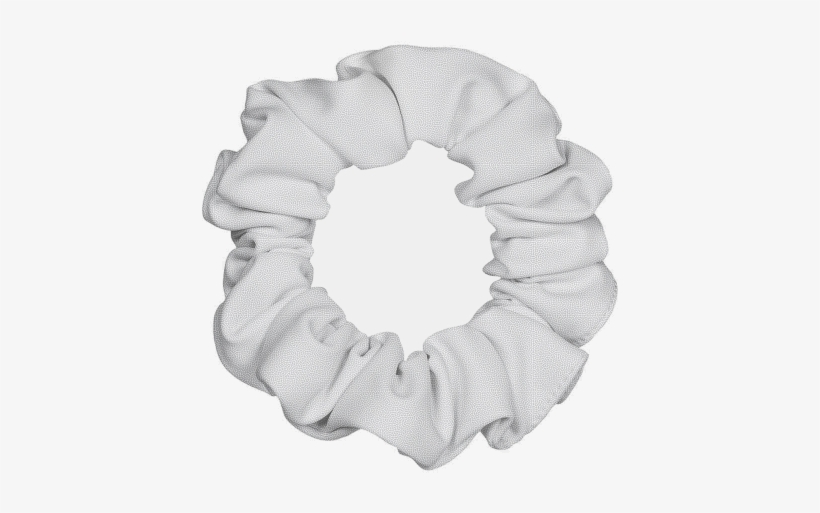 Scrunchie Silver White Mystique - Transparent White Scrunchie Png ...