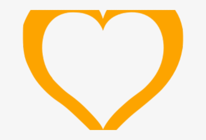 Heart Icons Orange - Heart - Free Transparent PNG Download - PNGkey