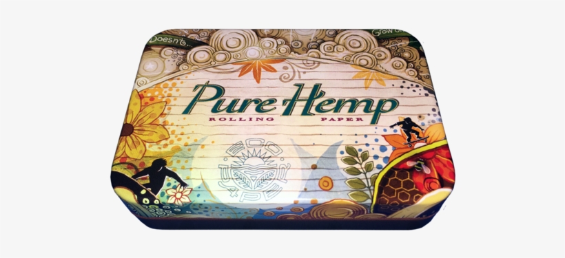 Pure Hemp Limited Edition Art Tin - Paper - Free Transparent PNG ...