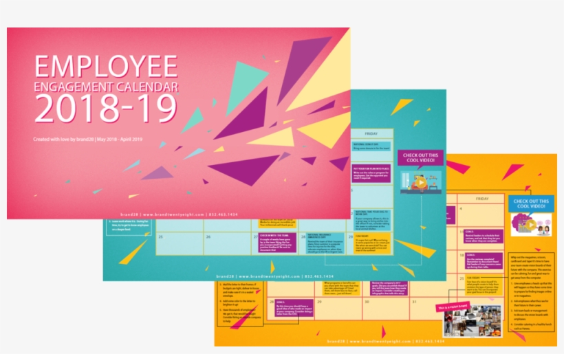 Employee Engagement Calendar Snippet - Diagram - Free Transparent PNG ...