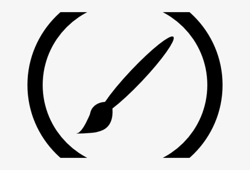 Paint Brush Clipart Circle - Free Transparent PNG Download - PNGkey