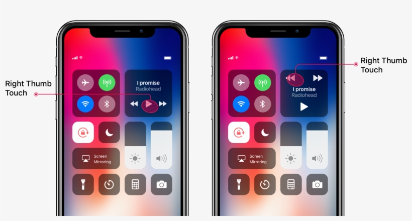 Ios 11/12 Right - Ios 11 Vector Ui Kit Free Illustrator - Free ...