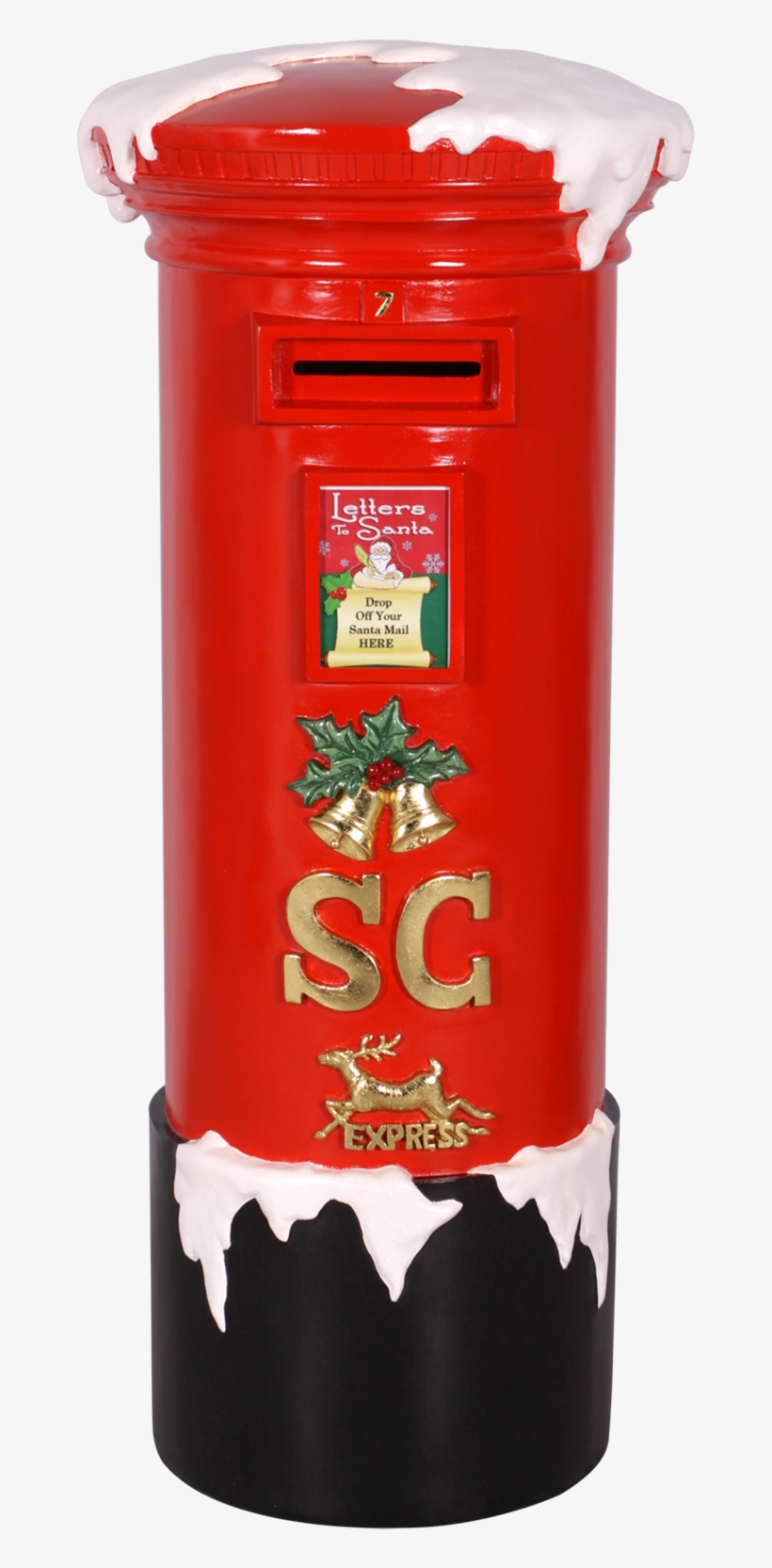 Santa Post Box - Free Transparent PNG Download - PNGkey