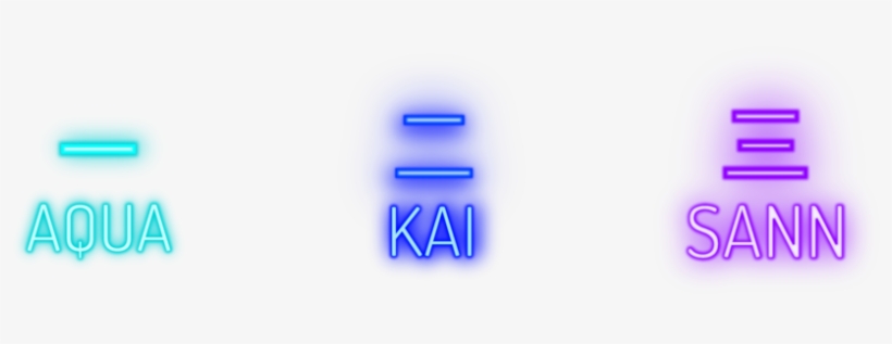 Neon Tier Rows - Electric Blue - Free Transparent PNG Download - PNGkey