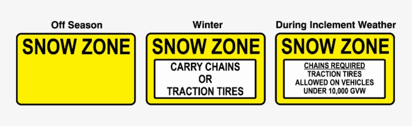 Snow Zone Signs - Snow - Free Transparent PNG Download - PNGkey