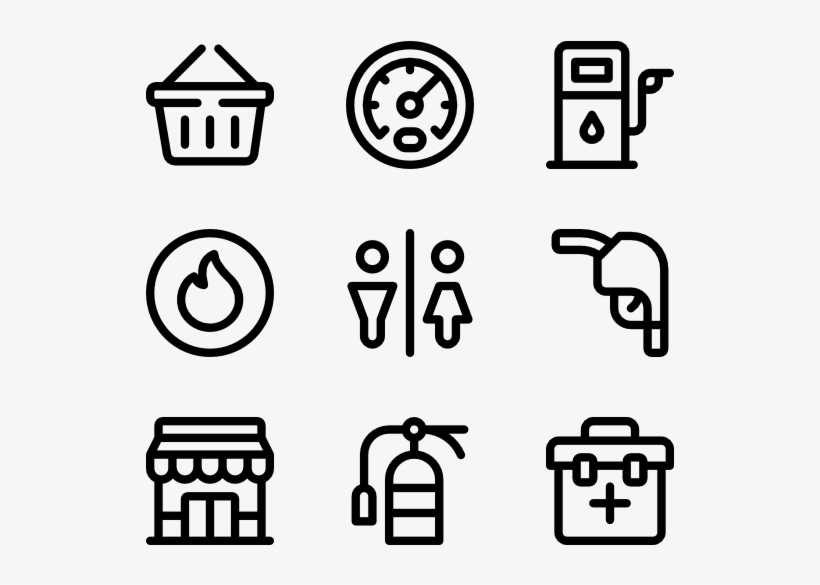 Gas Station - Food Delivery Icon - Free Transparent PNG Download - PNGkey