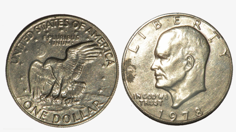 Coin One Dollar Usa - Free Transparent PNG Download - PNGkey