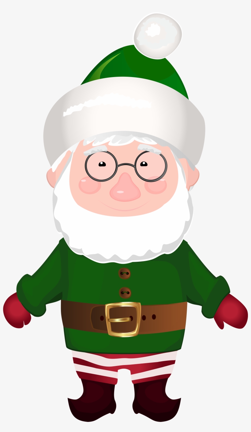 Santa Green Claus Transparent - Free Transparent PNG Download - PNGkey