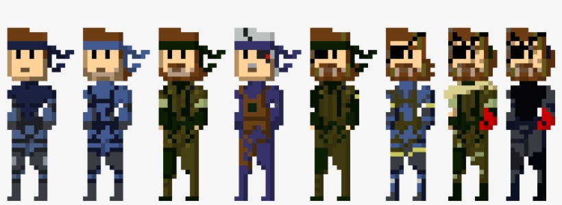 Metal Gear Solid - Metal Pixel - Free Transparent PNG Download - PNGkey